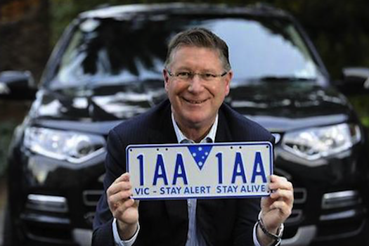 First new number plate to be auctioned off on 3AW - RadioInfo Australia