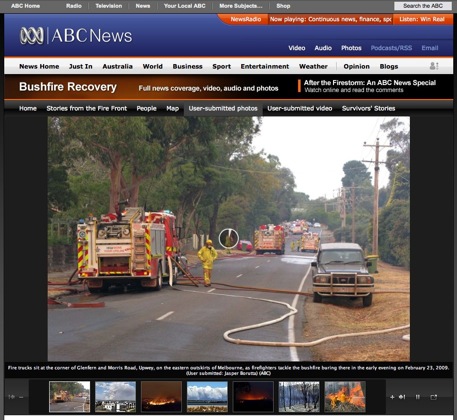 Walkley award for ABC bushfire coverage - RadioInfo Australia