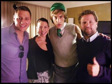 Bruno cracks up Merrick & Rosso & Kate Ritchie as he flashes privates ...