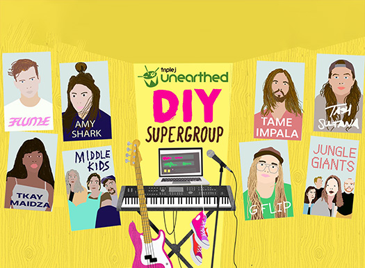 triple j Unearthed’s DIY Supergroup - RadioInfo Australia