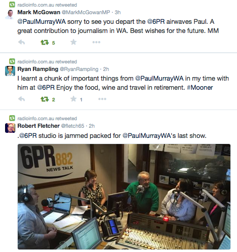 WA Premier farewells 6PR presenter Paul Murray - RadioInfo Australia