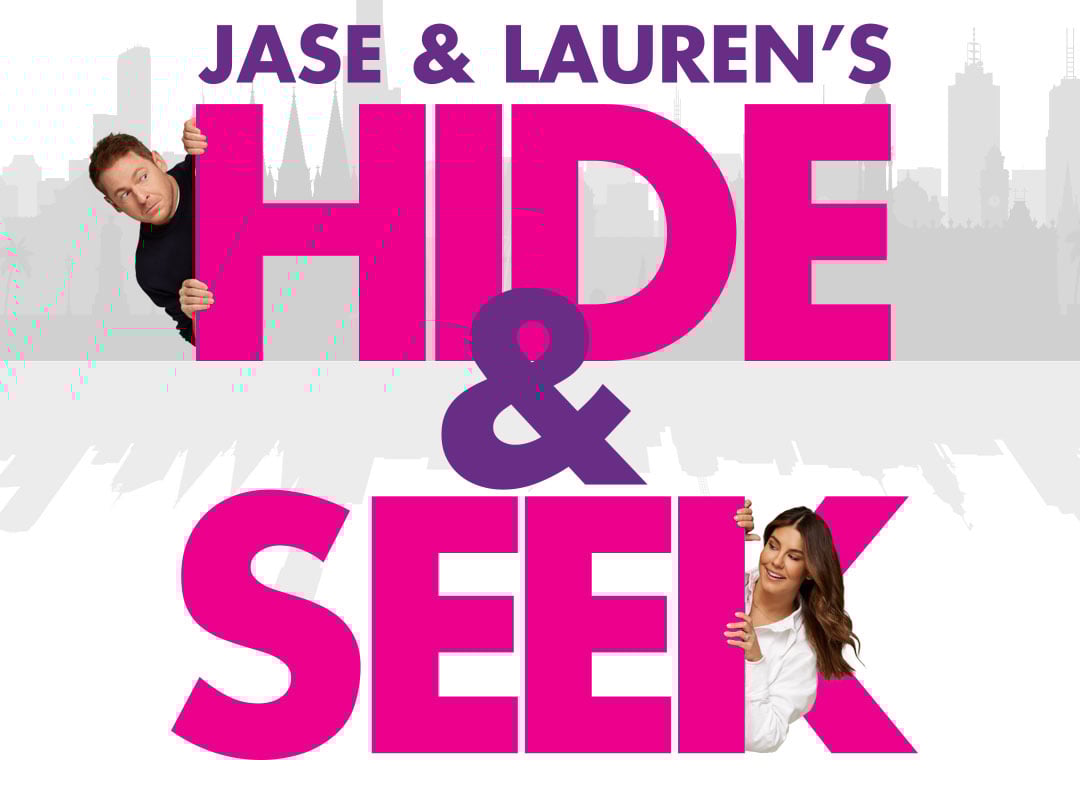 Jase & Lauren play hide & seek for $50,000 - RadioInfo Australia