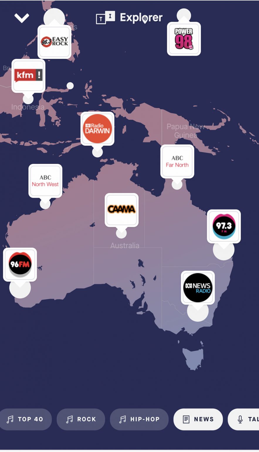 TuneIn Explorer, an interactive world radio map, is now available ...