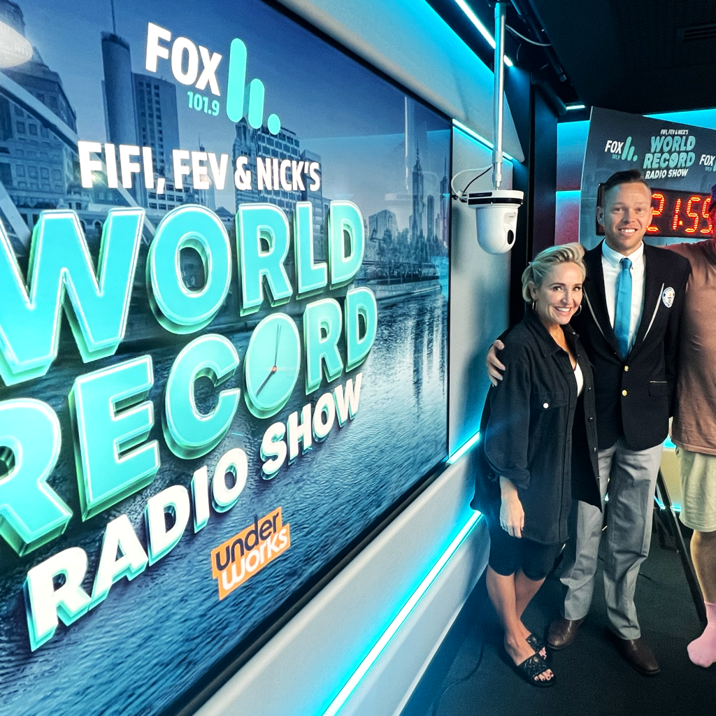 Fifi, Fev and Nick begin 27 hour non-stop show for Guinness World ...