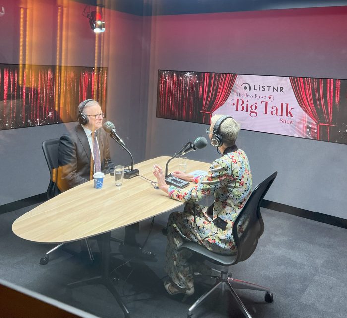 The PM joins Jessica Rowe for Big Talk Show podcast - RadioInfo Australia
