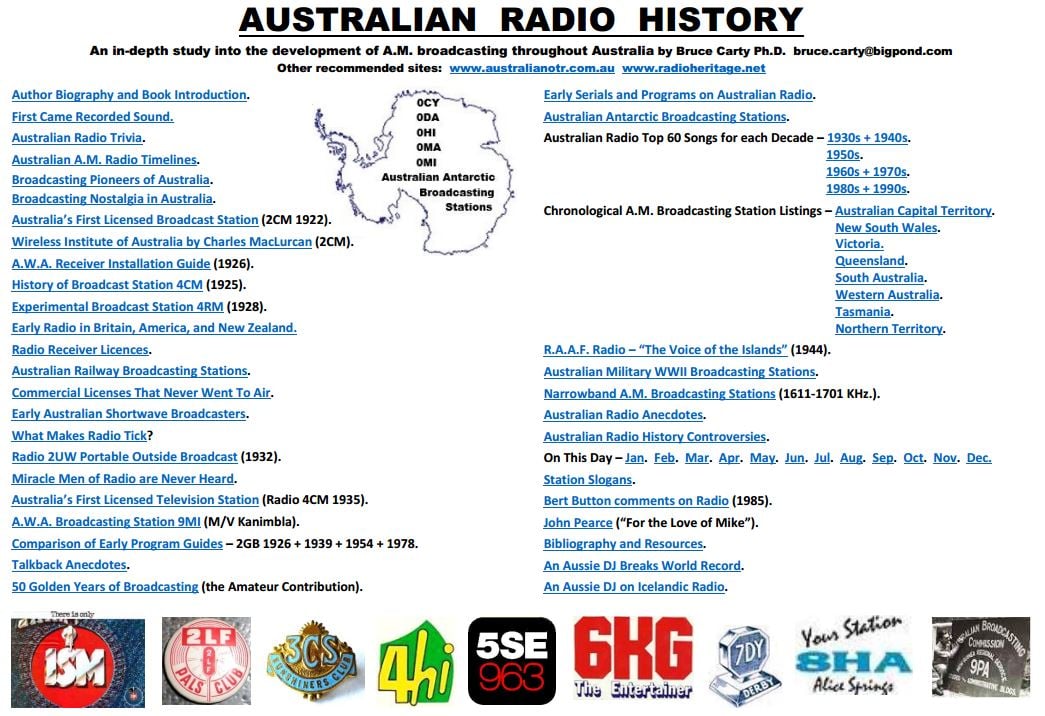 Australian radio historian Bruce Carty honoured with an award ...