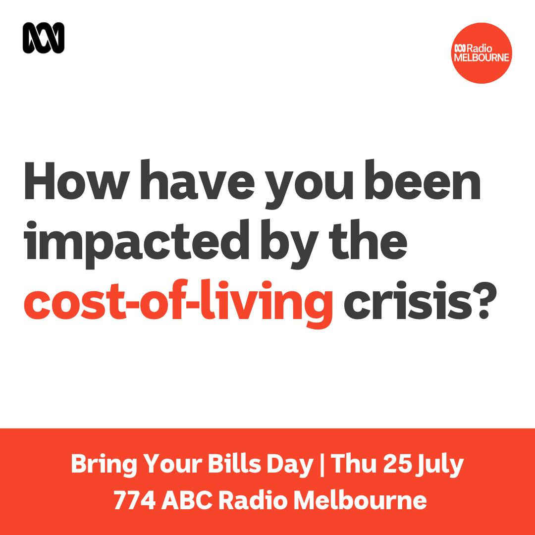 ABC Radio Melbourne's Bring Your Bills day to spotlight cost of living ...