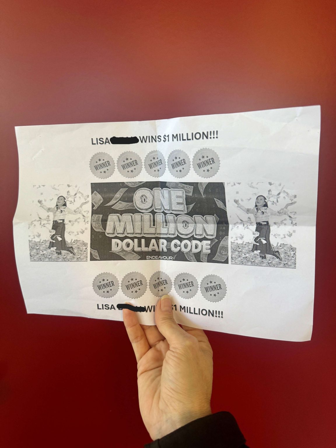 So close for Lisa in Mix94.5's One Million Dollar Code - RadioInfo ...