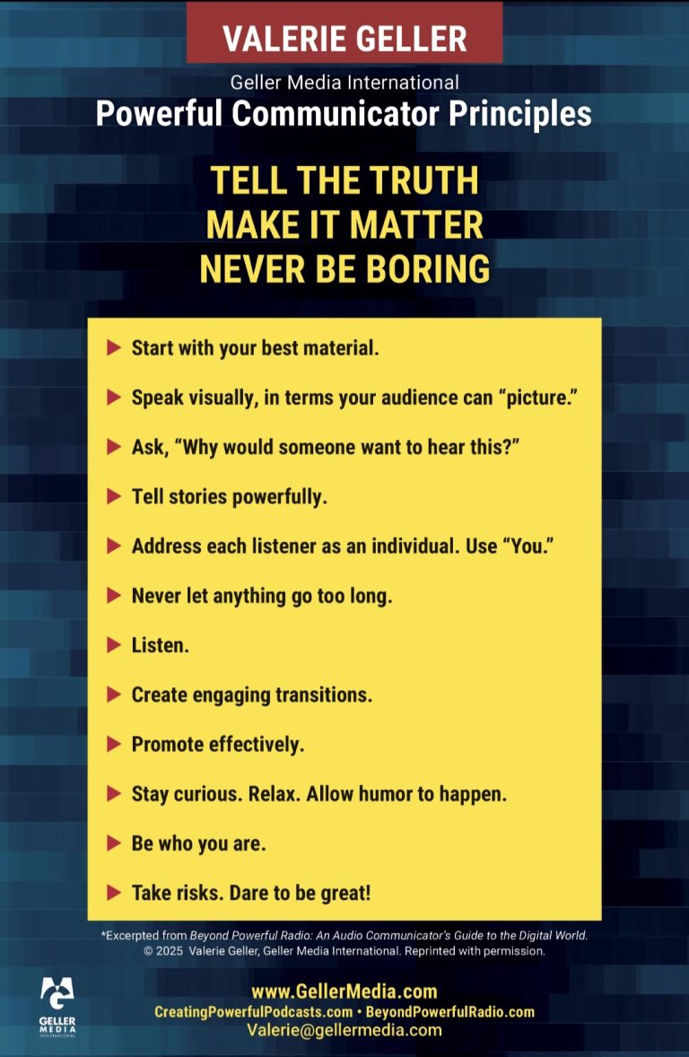 Make every moment about your listeners - Dave Charles talks to Valerie ...