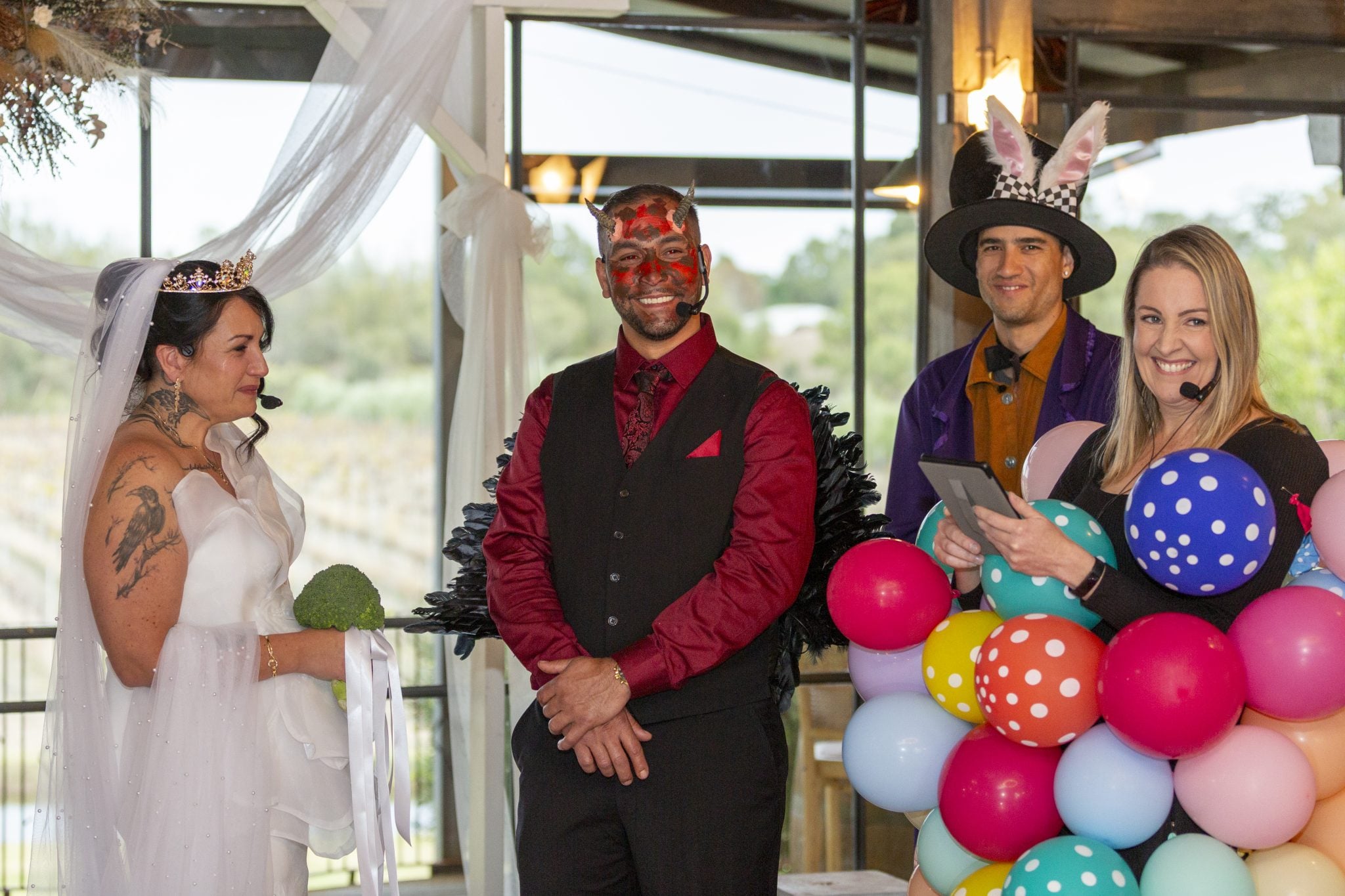 Lisa and Josh get hitched in Mix 94.5's most outrageous wedding ...