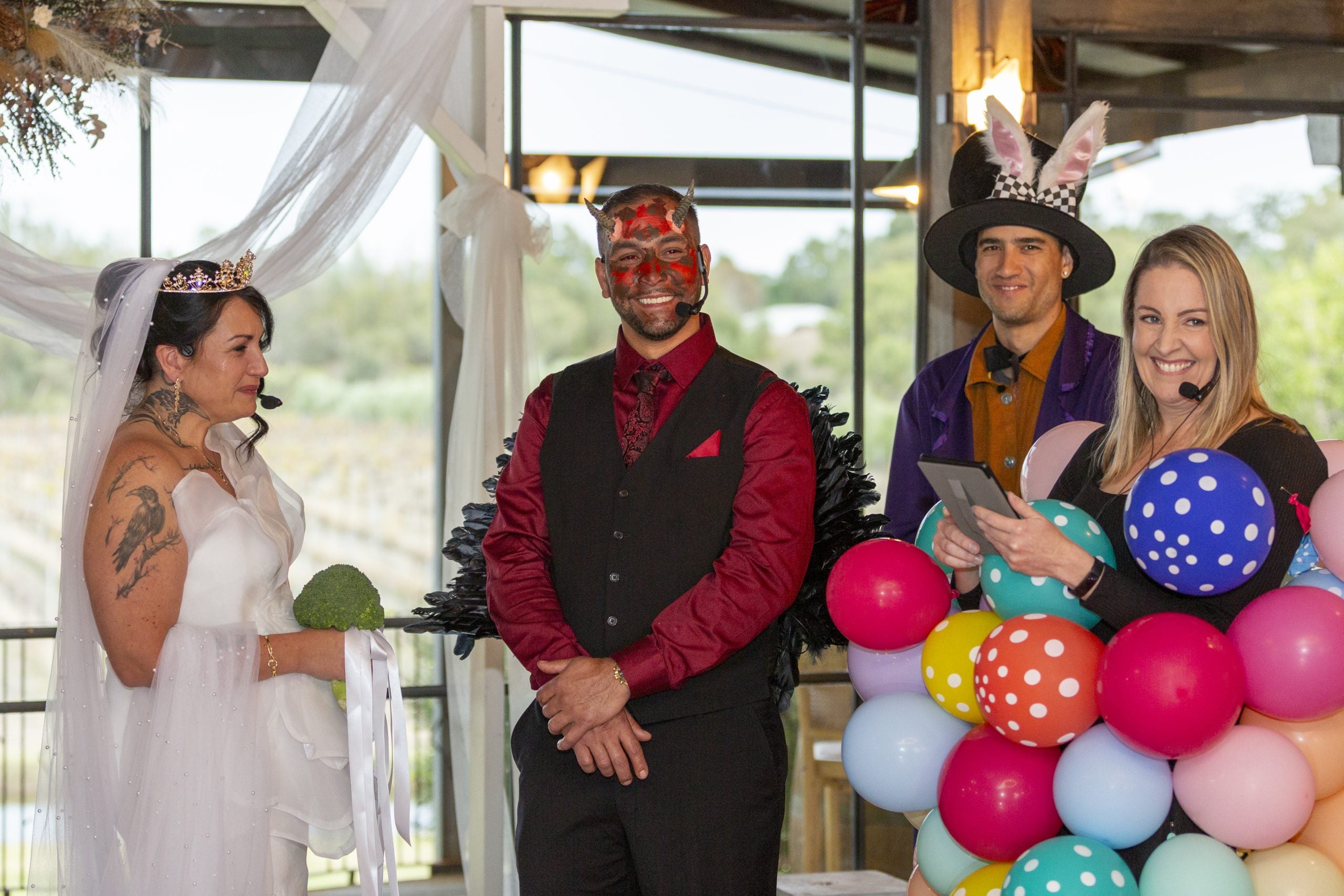 Lisa and Josh get hitched in Mix 94.5's most outrageous wedding ...
