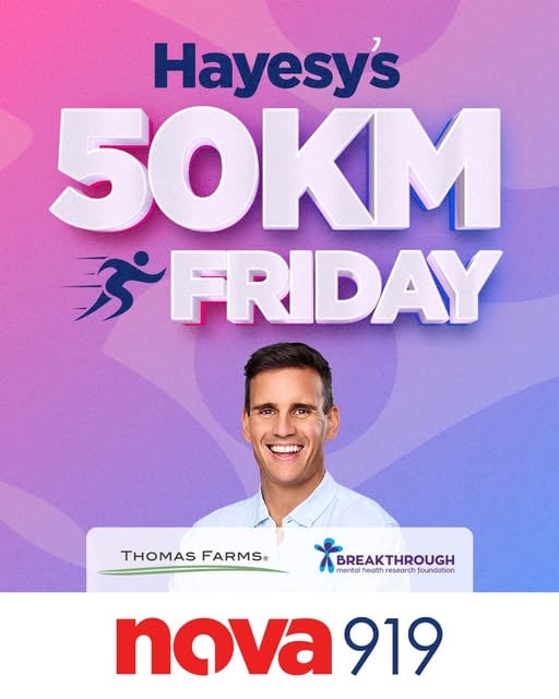 Mental illness doesn't discriminate - Nova 919's Hayesy to run 50km for ...