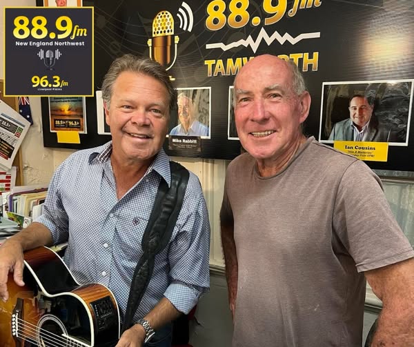 Brian “Howdy” Howard and great mate Troy Cassar-Daley catch up ahead of ...